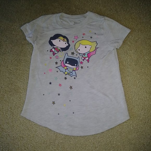 jumping beans | Shirts & Tops | Ugc Justic League Girls Team Tshirt ...